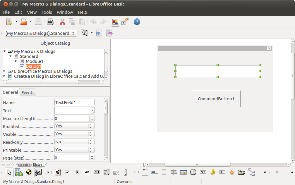 Working With Dialog Controls In Libreoffice Calc Using Macro Part 1