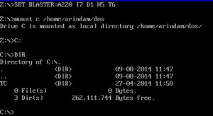Setting Up DOSBOX in Ubuntu to run Turbo C