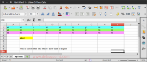 Export or Save As PDF A Specific Range in LibreOffice Calc Sheets using Macro