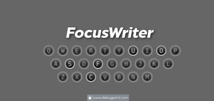 FocusWriter - Distraction Free Writing Environment - Released version 1.6.0