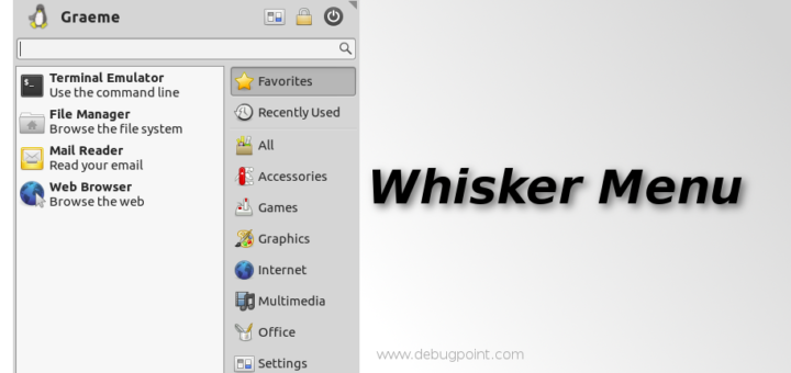 whisker-menu Archives - DebugPoint.com