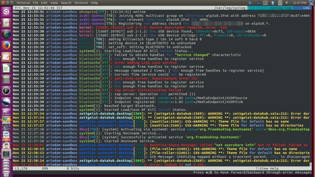 lnav: Advanced Log File Viewer for Linux Desktops and Servers