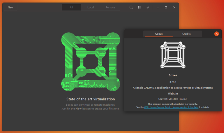 Virtualization, Remote Connection Made Simple Using GNOME Boxes