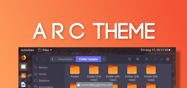 arc theme Archives - DebugPoint.com