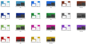 Ubuntu Yaru Theme in 11 Colors