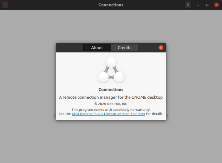 Connections: A New Remote Desktop Client for GNOME