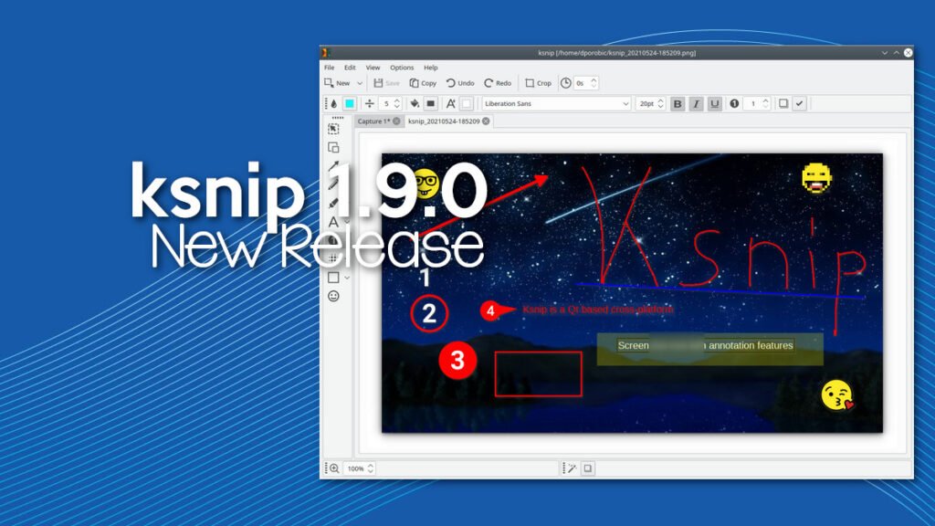 ksnip 1.9.0 Release Highlights and Download details