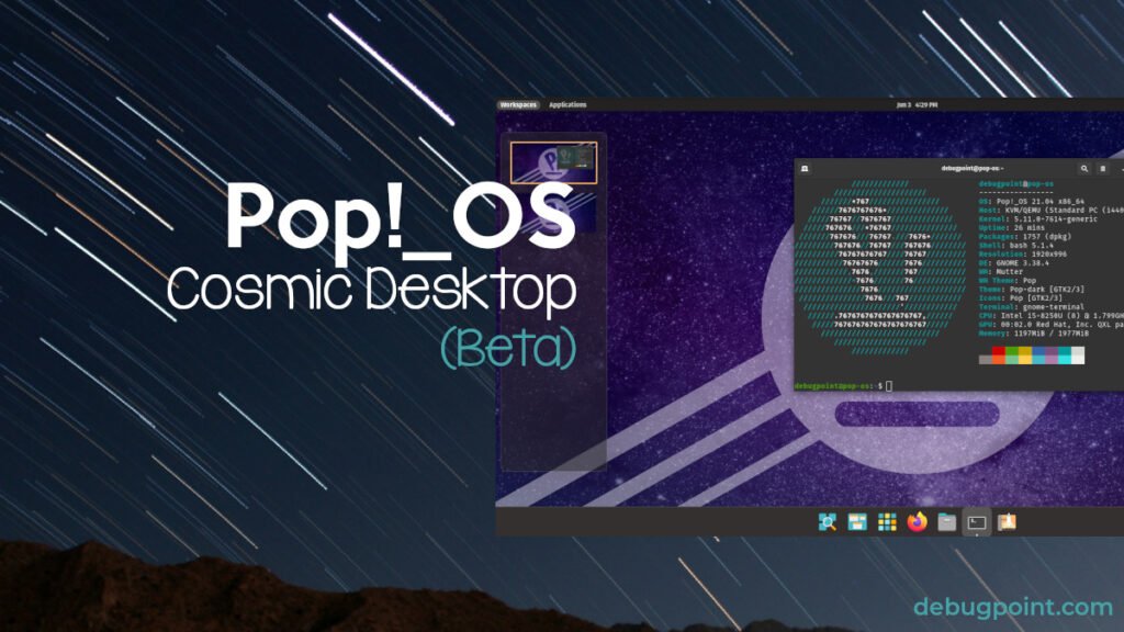 COSMIC Desktop Archives - DebugPoint.com