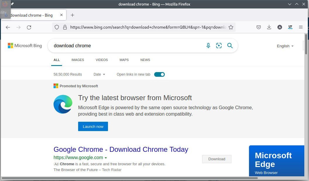 Edge started a Ridiculous Browser War with These Messages. Seriously?