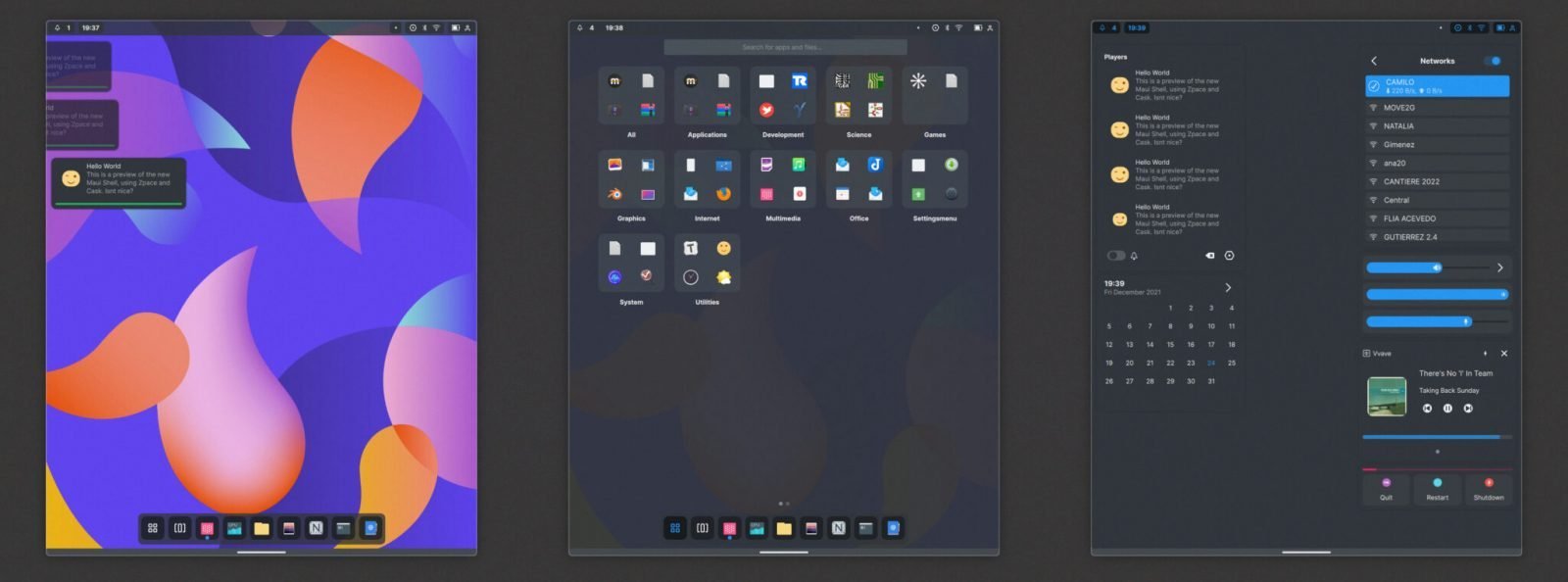 First Look at the Maui Shell - The Future of Linux Desktop