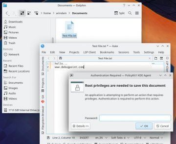 How to Use Dolphin As Root in KDE Plasma Desktop to Access Files