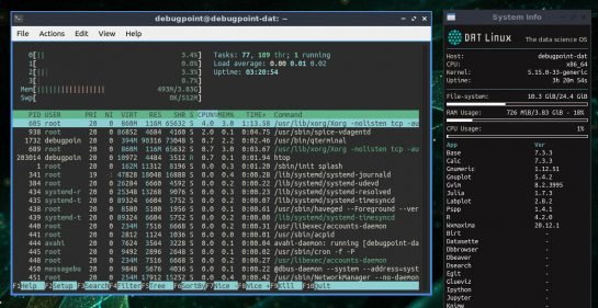 DAT Linux: Perfect Distro for Data Science Projects, Based on Ubuntu LTS