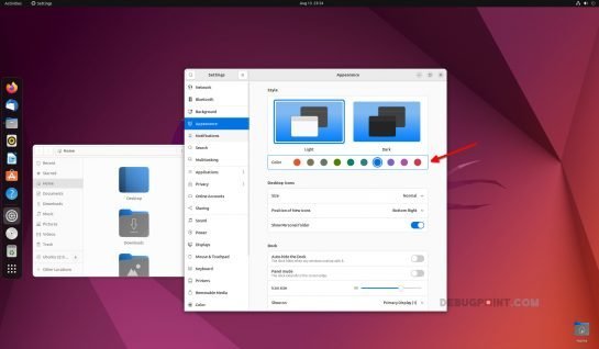 How to Apply Accent Colour in Ubuntu Desktop