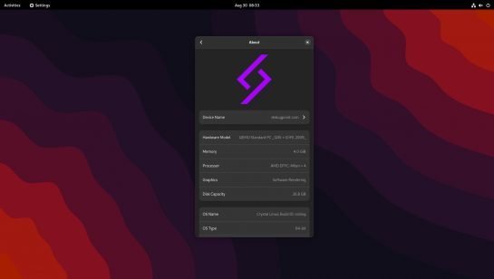 Crystal Linux: Emerging Arch Linux Spin for GNOME Fans