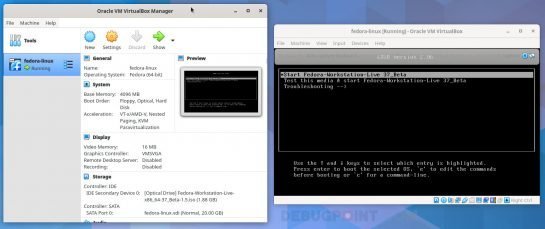 How to Install Fedora Linux in Oracle VirtualBox