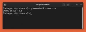 How to find GNOME Shell version from the Terminal