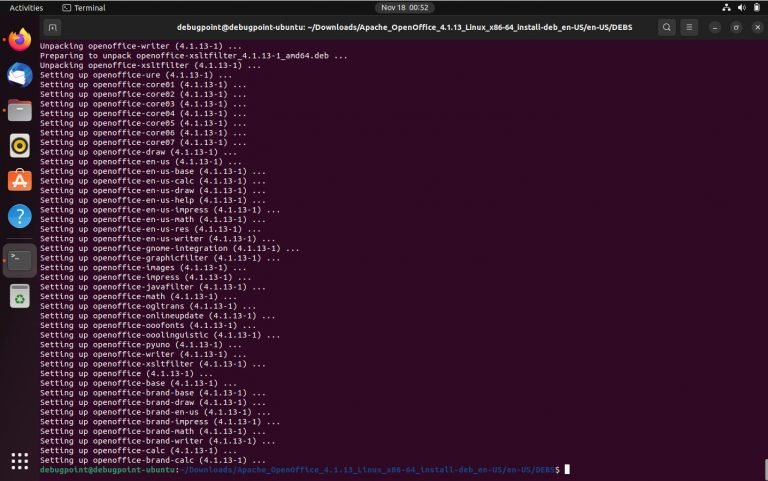 How to Install OpenOffice in Ubuntu