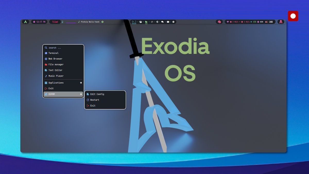 Exodia OS: Emerging BSPWM-based Arch Linux for Pentesters