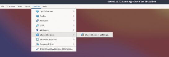 Share Folder Between Host and Guest System in VirtualBox