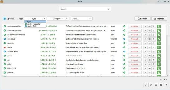 Best GUI Package Managers for Arch Linux