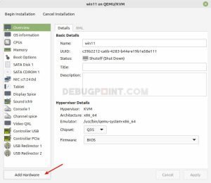Install Windows 11 as Guest in Ubuntu using virt-manager
