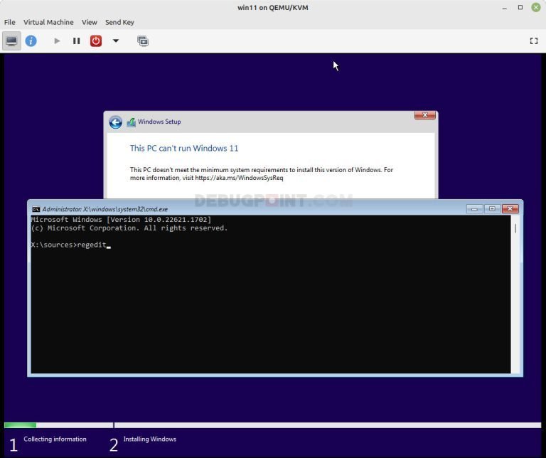 Install Windows 11 as Guest in Ubuntu using virt-manager