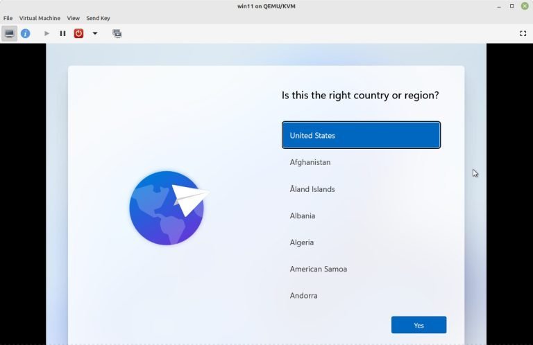 Install Windows 11 as Guest in Ubuntu using virt-manager