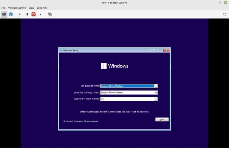 Install Windows 11 as Guest in Ubuntu using virt-manager