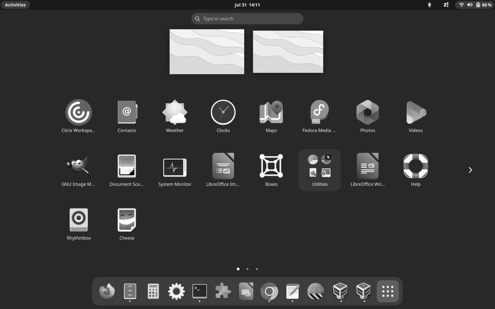 Transform GNOME to Greyscale with this Extension