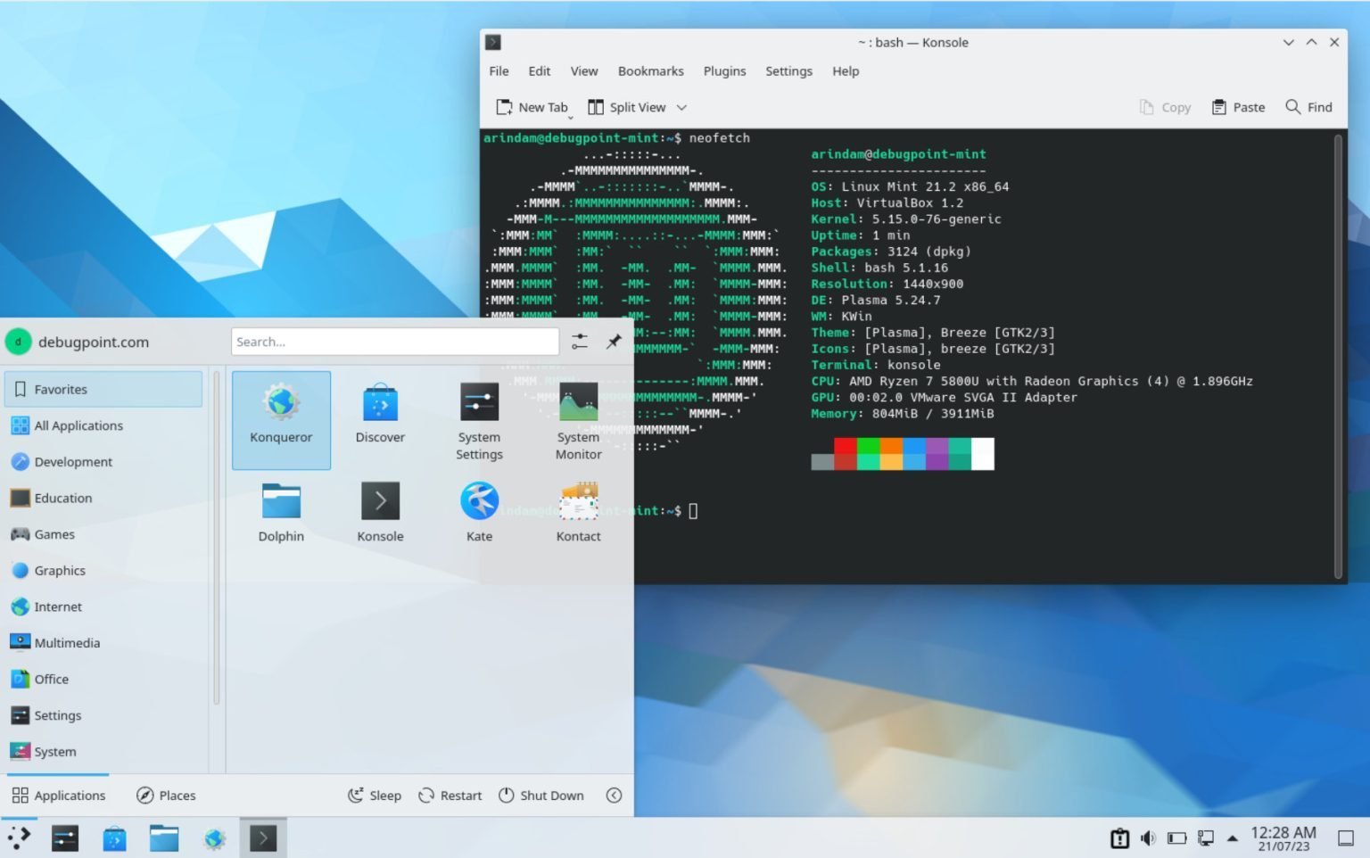Install KDE Plasma Desktop in Linux Mint: An Experiment
