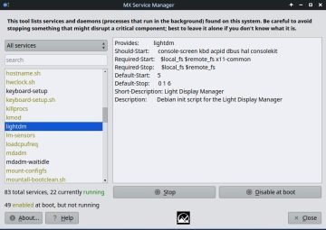 MX Linux Unveils New Tool: MX Service Manager