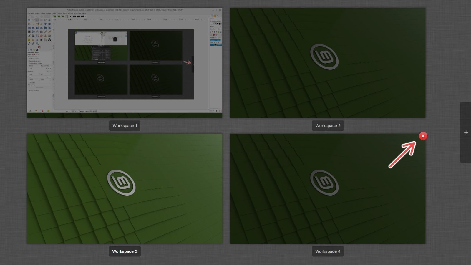 How to Create and Use Workspaces in Linux Mint