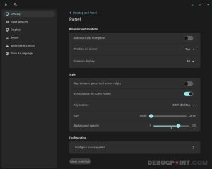 Exploring Cosmic Desktop: A Detailed First Look