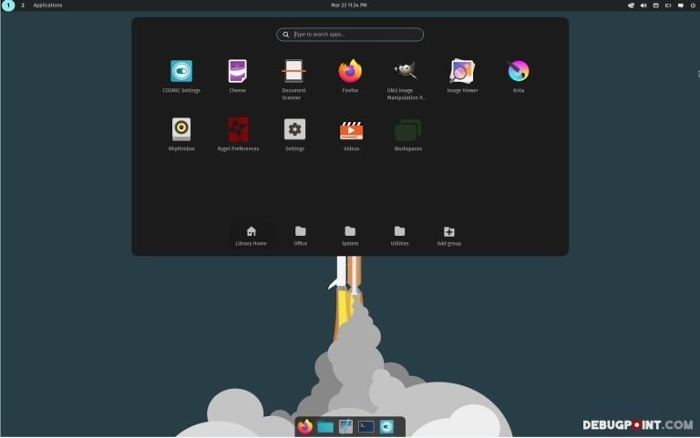 Exploring Cosmic Desktop: A Detailed First Look